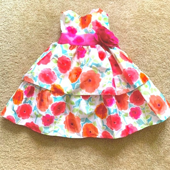 Nannette | Dresses | Nannette Pink Peach Floral Formal Dress | Poshmark